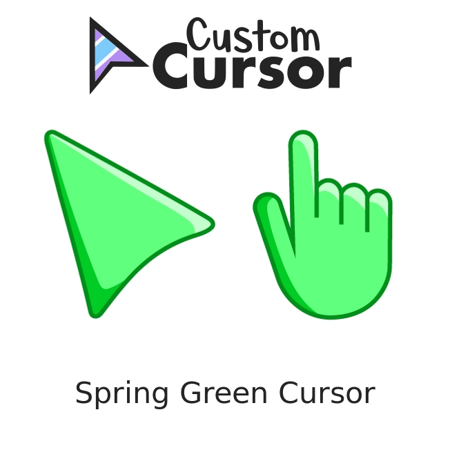 Spring Green cursor – Custom Cursor
