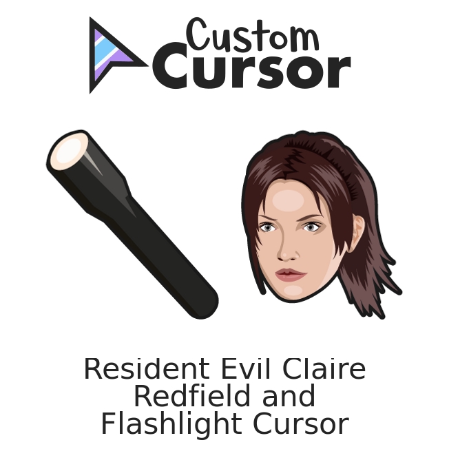 Resident Evil Claire Redfield and Flashlight cursor – Custom Cursor