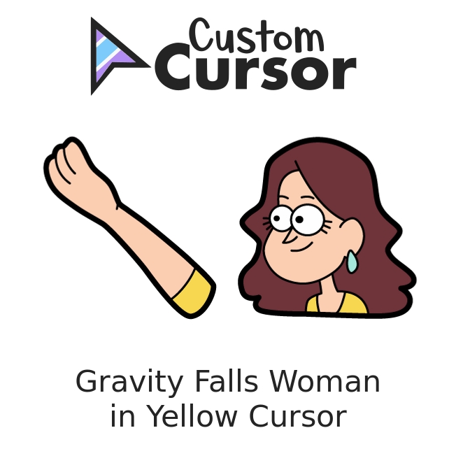 Gravity Falls Woman in Yellow cursor – Custom Cursor