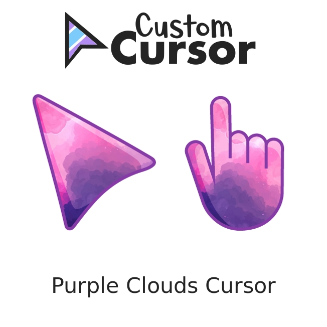 Purple Clouds Curseur – Custom Cursor