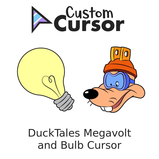 DuckTales Megavolt and Bulb cursor – Custom Cursor