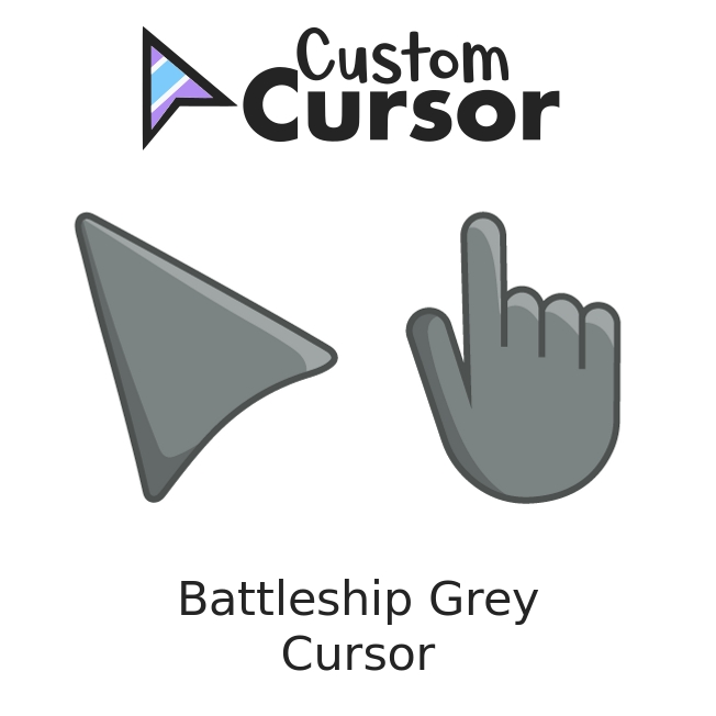 Battleship Grey Curseur – Custom Cursor