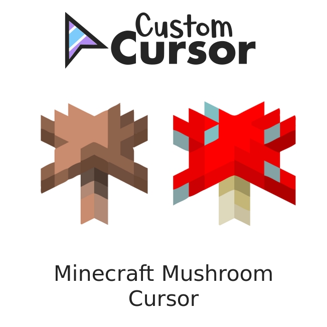 Minecraft Mushroom cursor – Custom Cursor