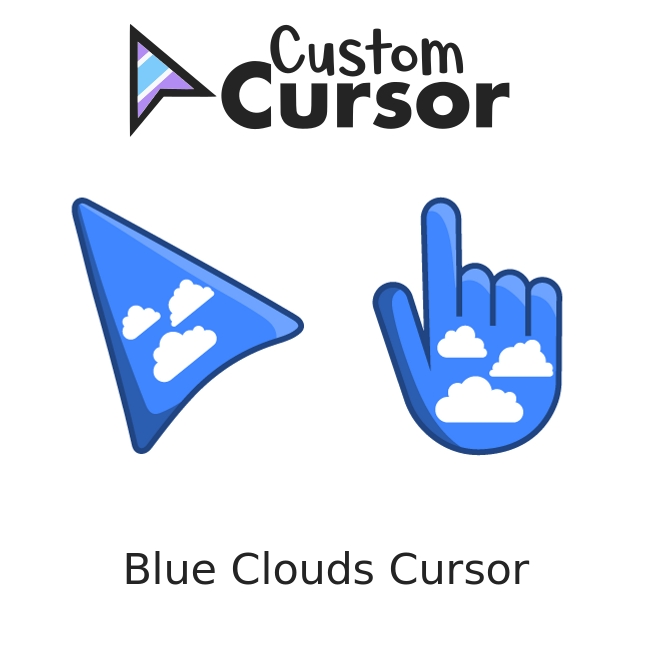 Blue Clouds cursor – Custom Cursor