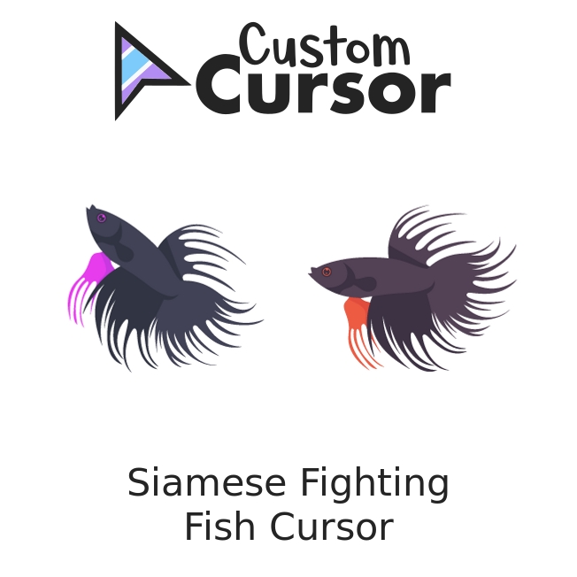 Siamese Fighting Fish cursor – Custom Cursor