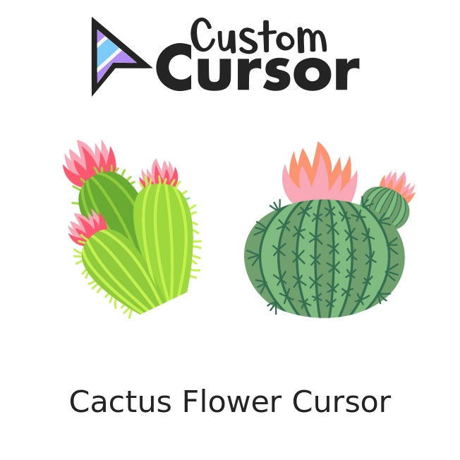 Cactus Flower cursor – Custom Cursor