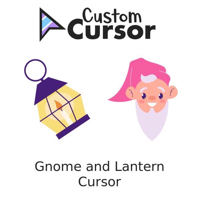 Gnome and Lantern cursor – Custom Cursor