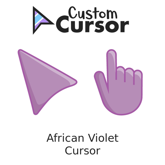 African Violet cursor – Custom Cursor