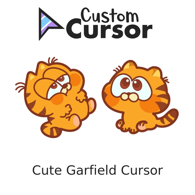 Cute Garfield cursor – Custom Cursor