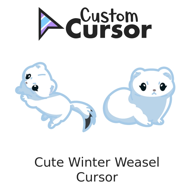 Cute Winter Weasel курсор пак – Custom Cursor