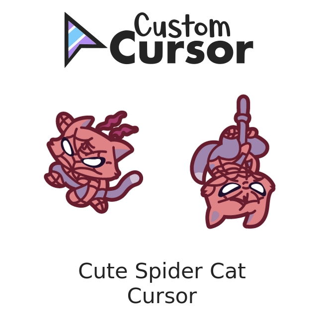 Cute Spider Cat cursor – Custom Cursor