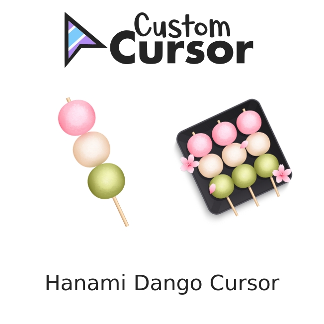 Hanami Dango cursor – Custom Cursor