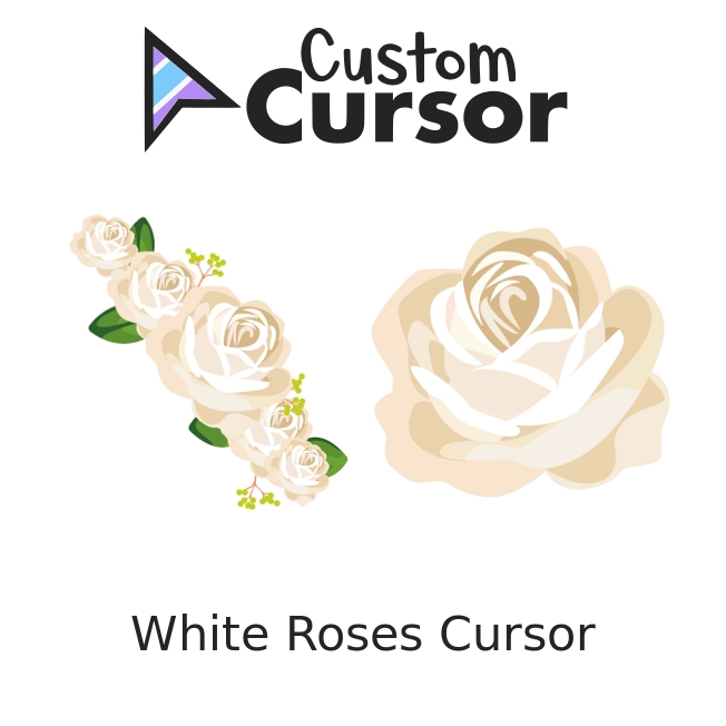 White Roses cursor – Custom Cursor