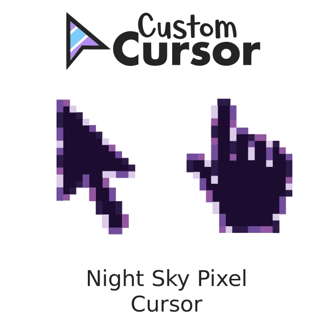 Night Sky Pixel cursor – Custom Cursor
