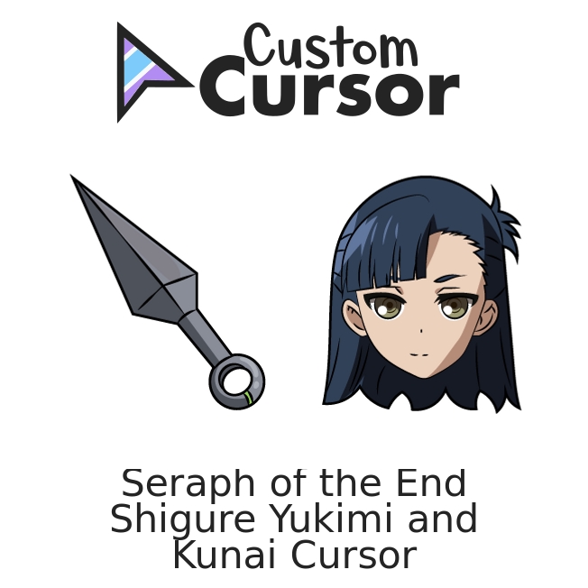 Seraph of the End Shigure Yukimi and Kunai курсор пак – Custom Cursor