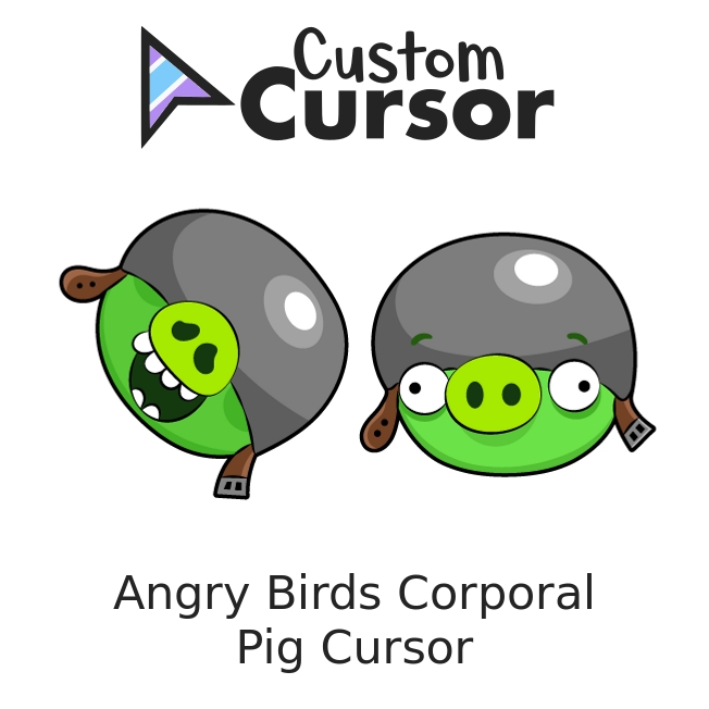 Angry Birds Corporal Pig cursor – Custom Cursor