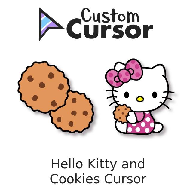 Hello Kitty and Cookies cursor – Custom Cursor