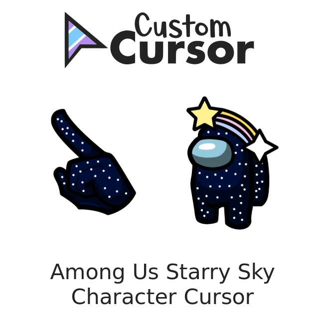 Among Us Starry Sky Character cursor – Custom Cursor