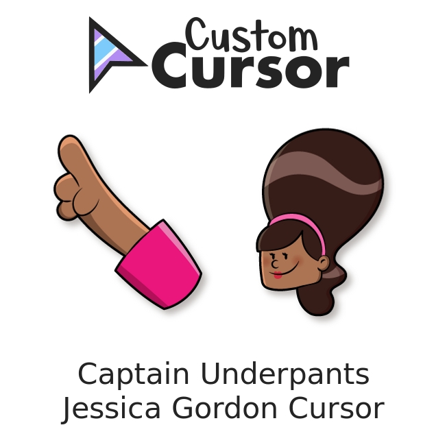 Captain Underpants Jessica Gordon cursor – Custom Cursor