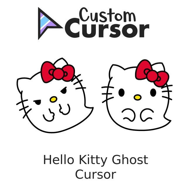 Hello Kitty Ghost cursor – Custom Cursor